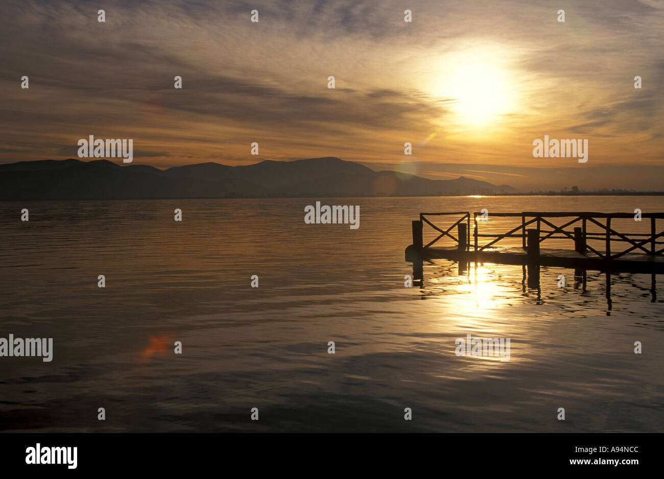 Dawn Torre del Lago Puccini Tuscany Italy Stock Photo - Alamy
