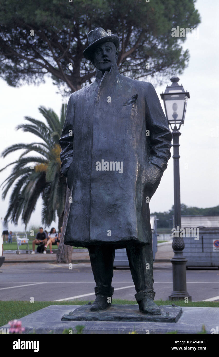 Giacomo Puccini statue Torre del Lago Puccini Tuscany Italy Stock Photo ...