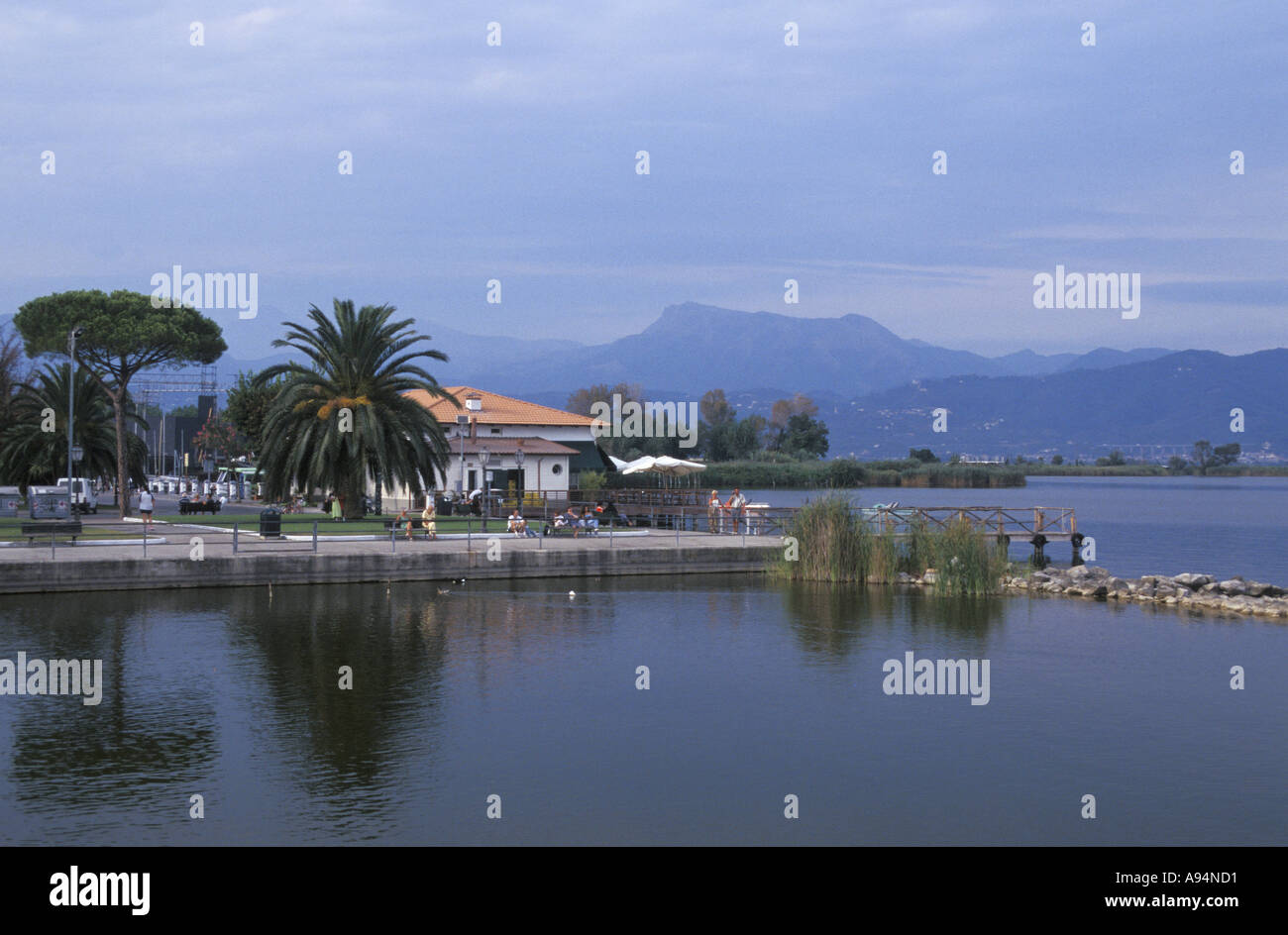Landscape Torre del Lago Puccini Tuscany Italy Stock Photo - Alamy