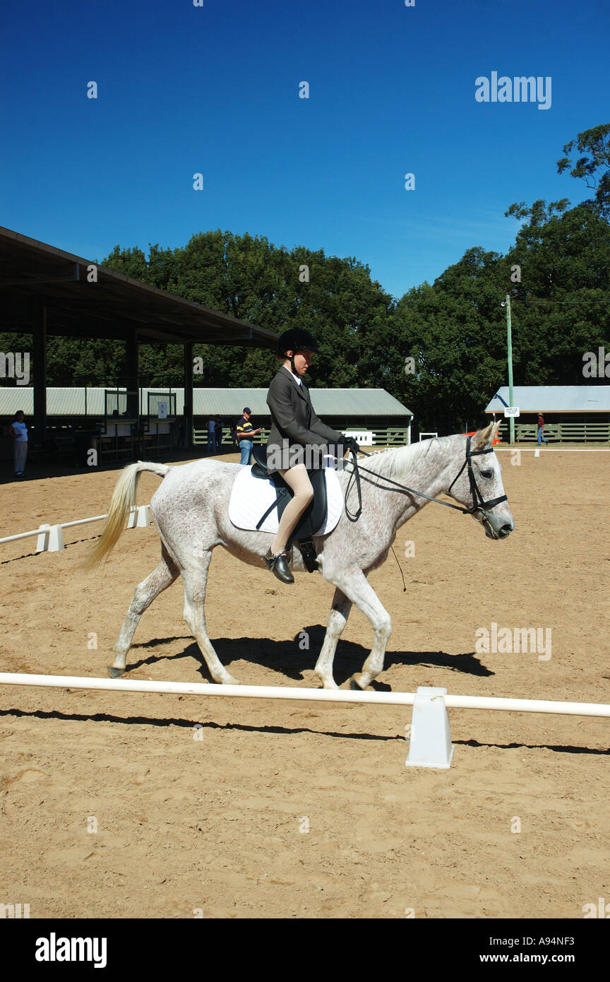 young cancer survivor with one leg missing amputee rides dressage dsca ...