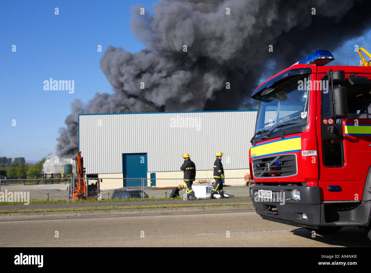 Inside Fire Truck Cab