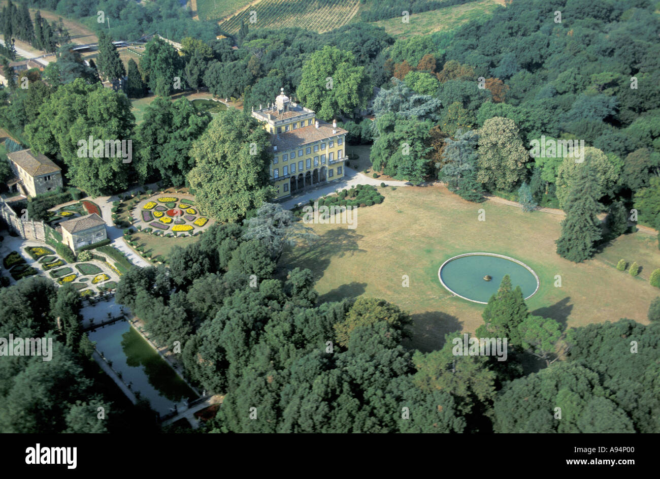 Villa Torrigiani Camigliano Tuscany Italy Stock Photo - Alamy