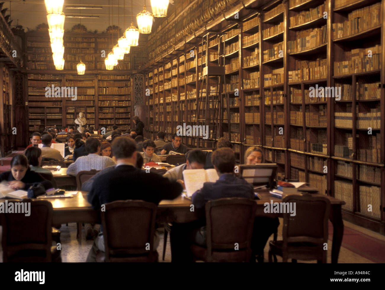University library pavia italy hi-res stock photography and images - Alamy