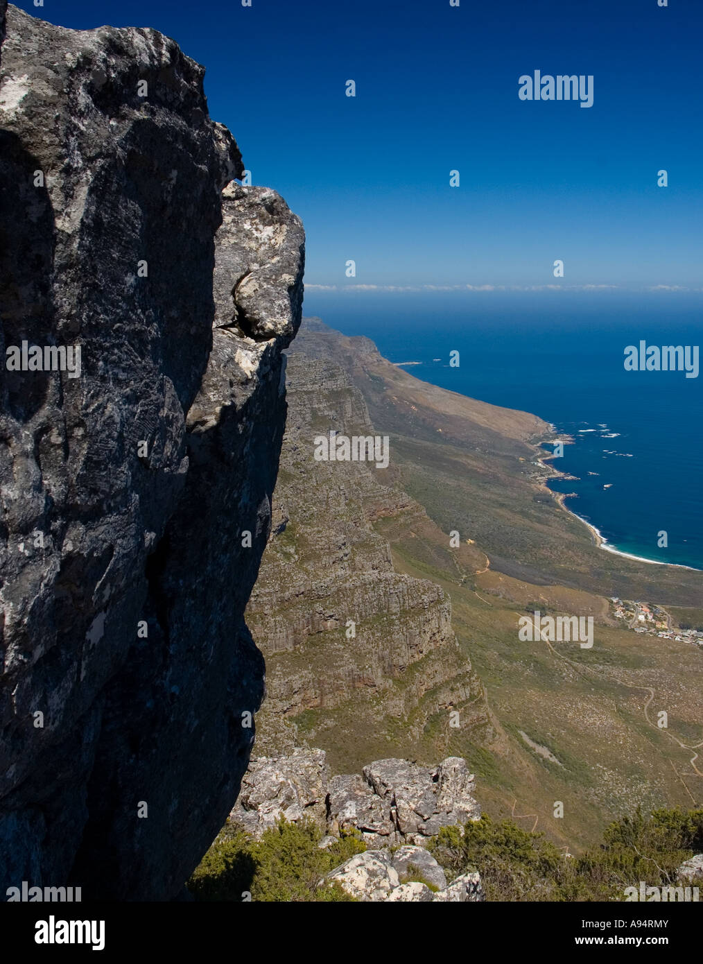 View from Table Mountain, Cape Town, South Africa Stock Photo - Alamy