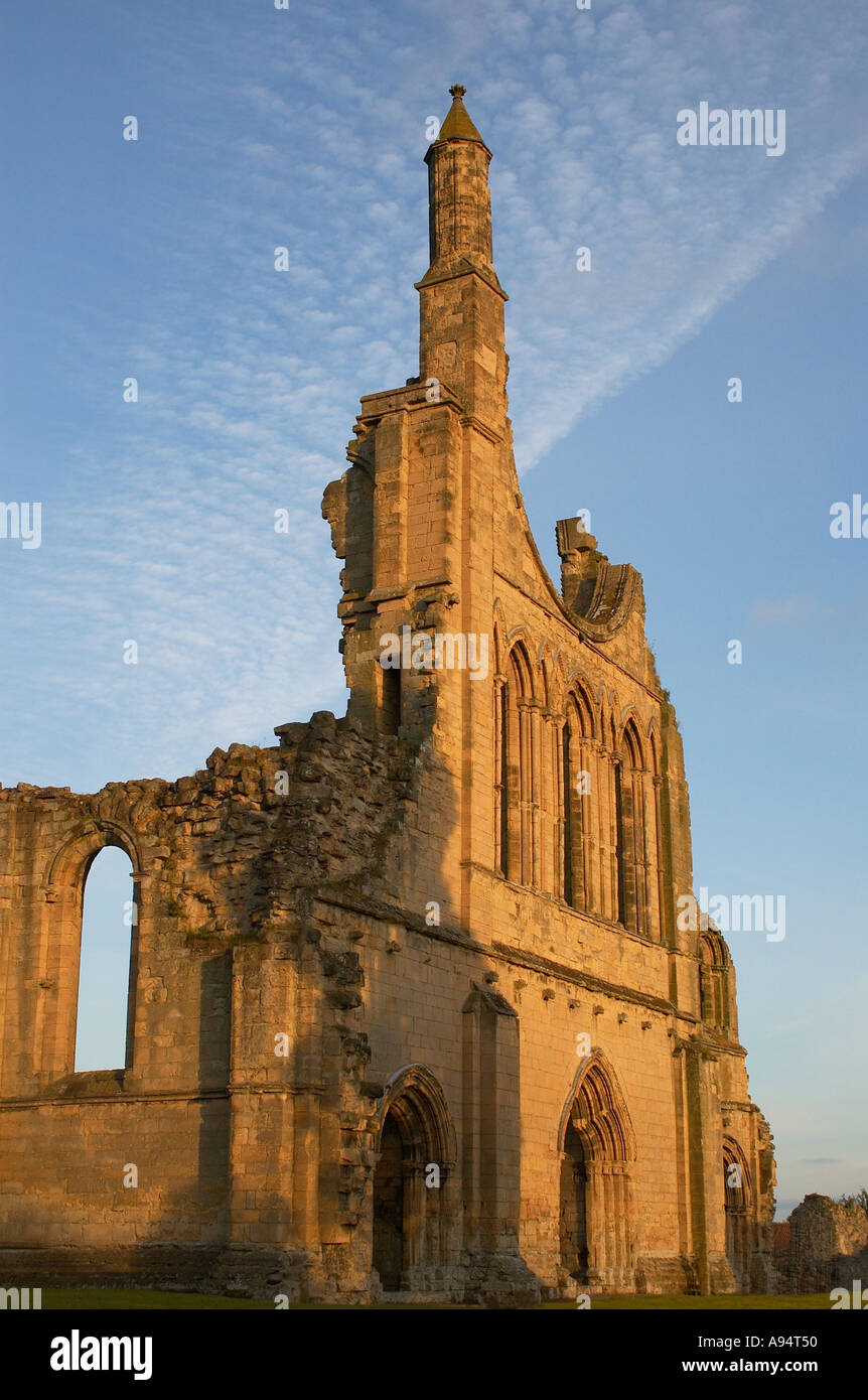 Byland Abbey ruins in North Yorkshire, England Stock Photo - Alamy