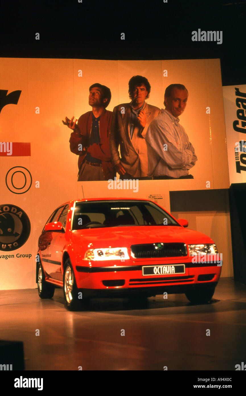Part of the BBC Top Gear stand at the motor show at the NEC Stock Photo ...
