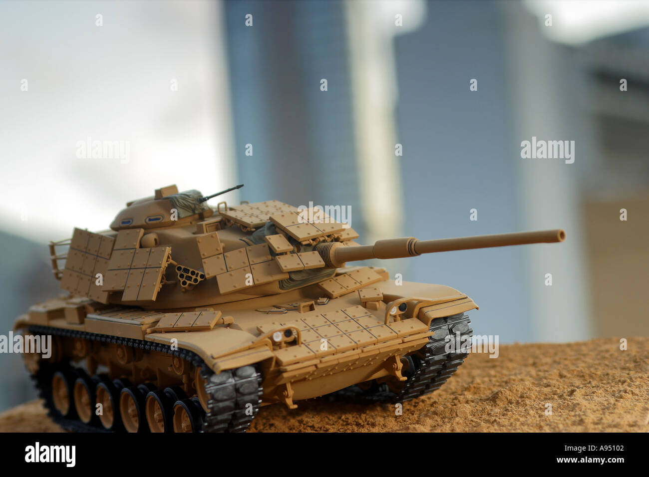 Tank in city war Stock Photo - Alamy
