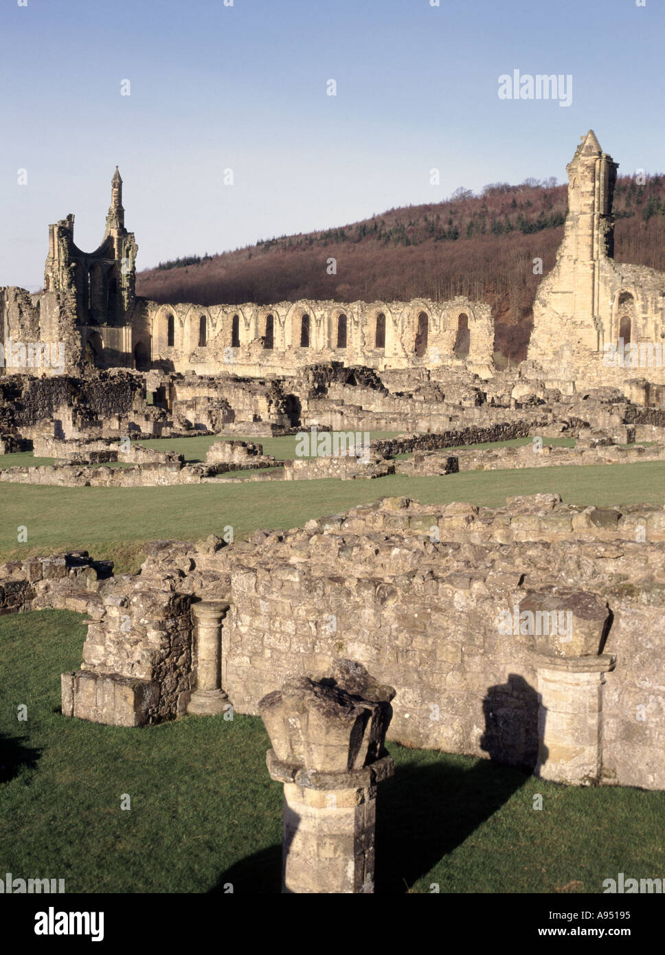 Byland Abbey ruins a listed building Monastery and a small village ...