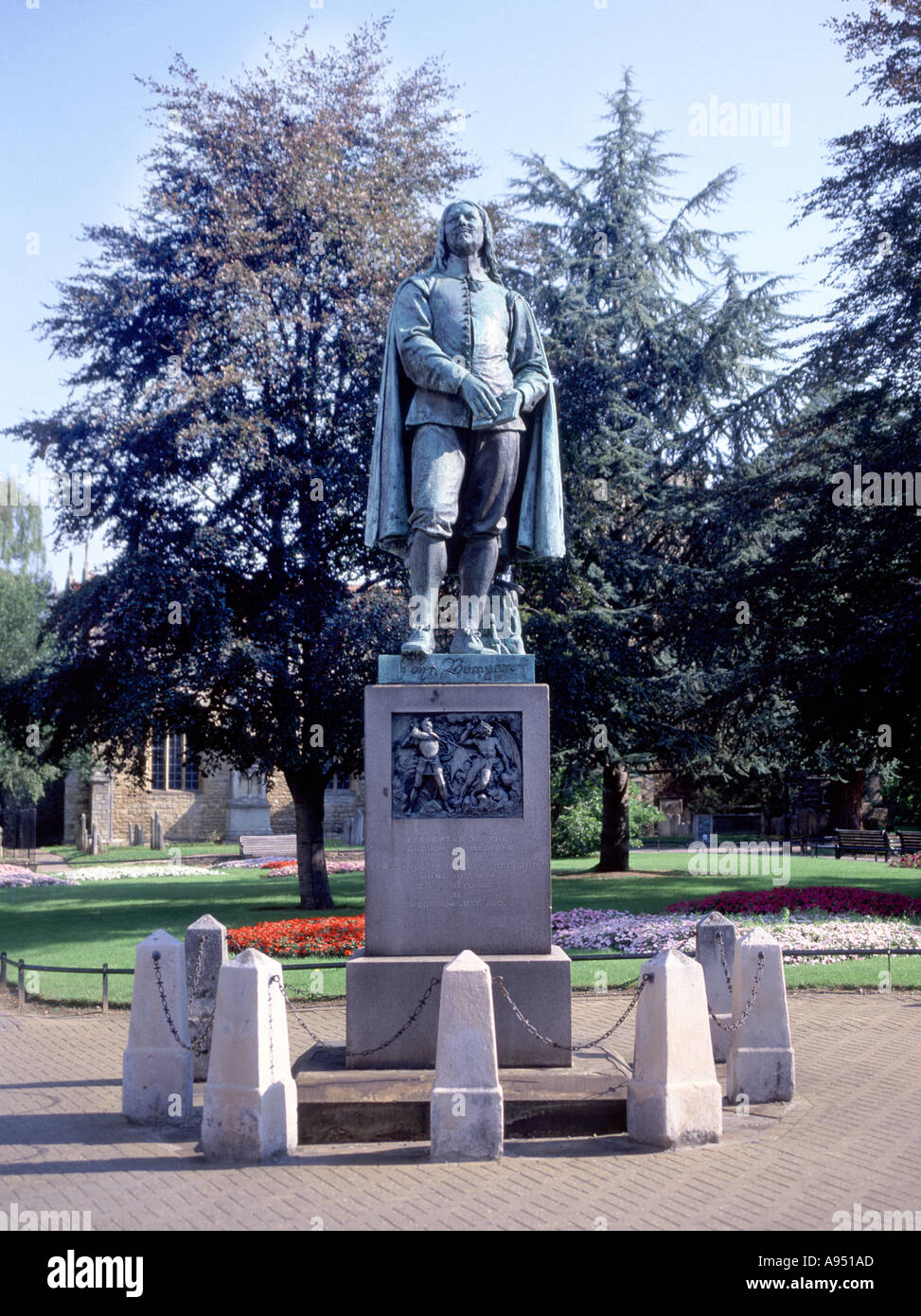 Bedford statue of John Bunyan writer Puritan minister author of The ...