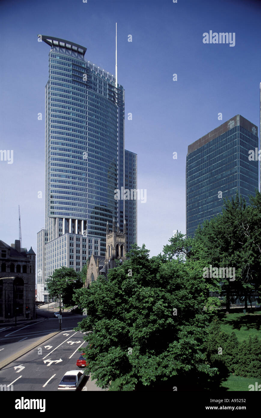 buildings in downtown Montreal Stock Photo - Alamy