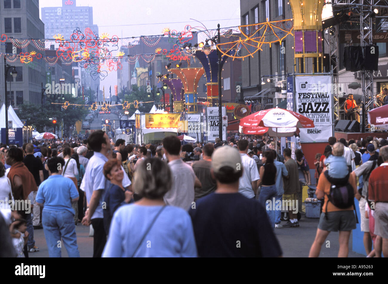 Montreal International Jazz Festival 2002 Stock Photo - Alamy