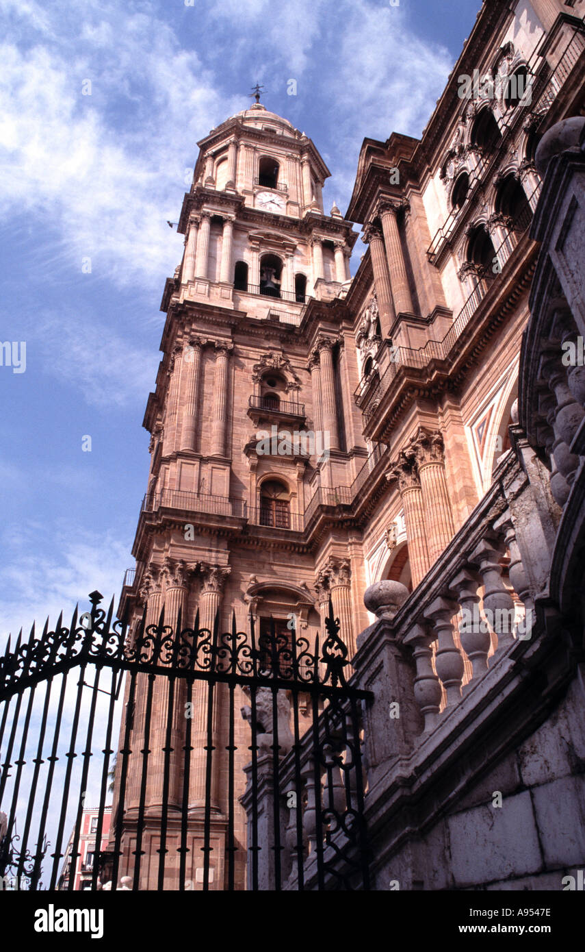 Malaga Cathedral West Face Stock Photo - Alamy