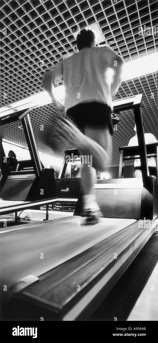 Gym exercise man Black and White Stock Photos & Images - Alamy