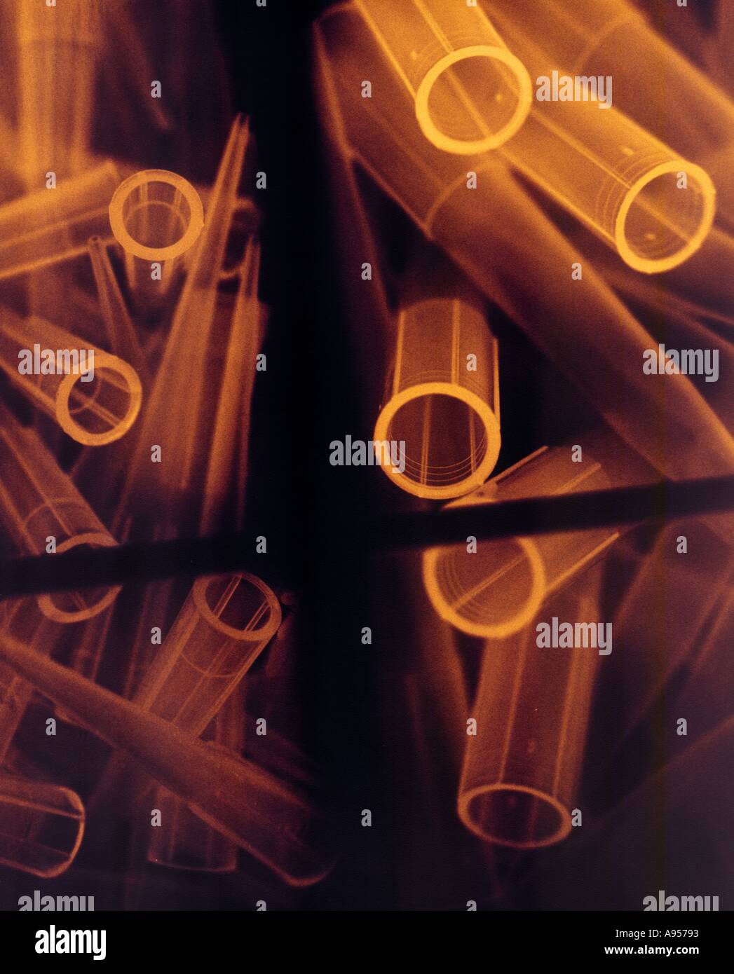 Photograph of transparent tubes Stock Photo - Alamy