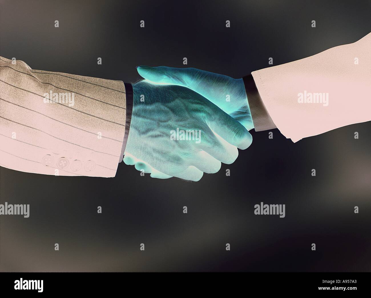 Photograph of men s arms making handshake Stock Photo - Alamy