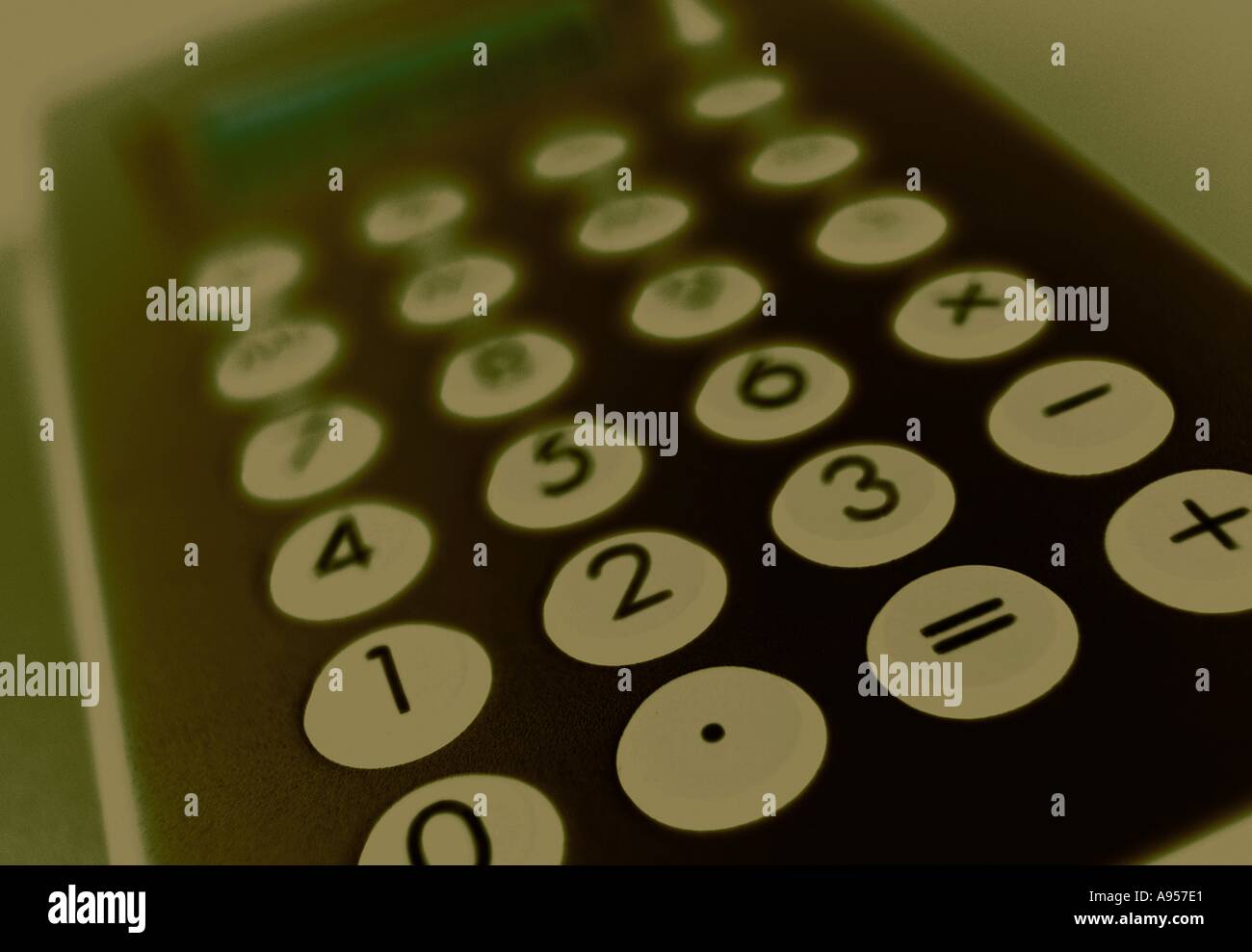 Photograph of calculator keypad Stock Photo - Alamy
