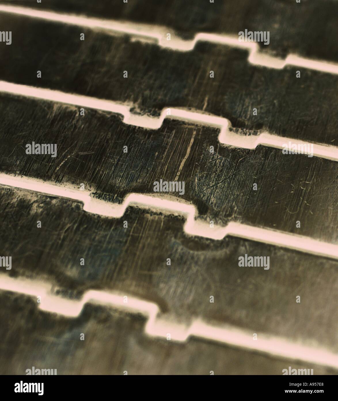 Photograph of linked metal structure Stock Photo - Alamy