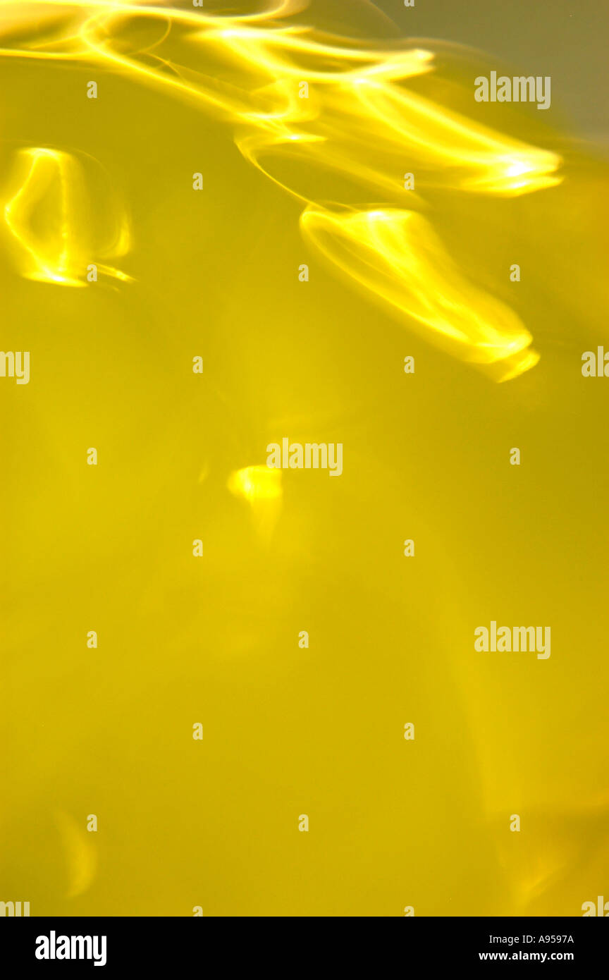 wobbling yellow jelly Jello Stock Photo - Alamy