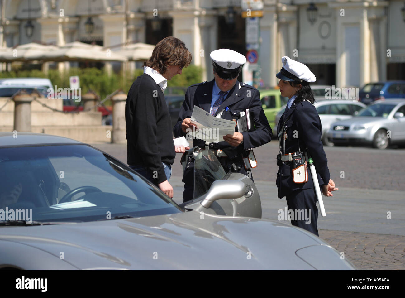 Police driver italy hi-res stock photography and images - Alamy