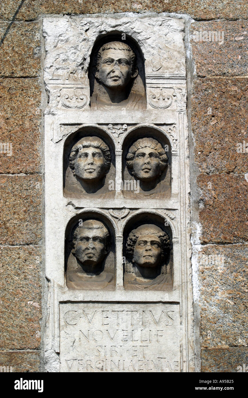 1st Century Roman Tombstones in the Archi di Porta Nuova Milan Italy ...