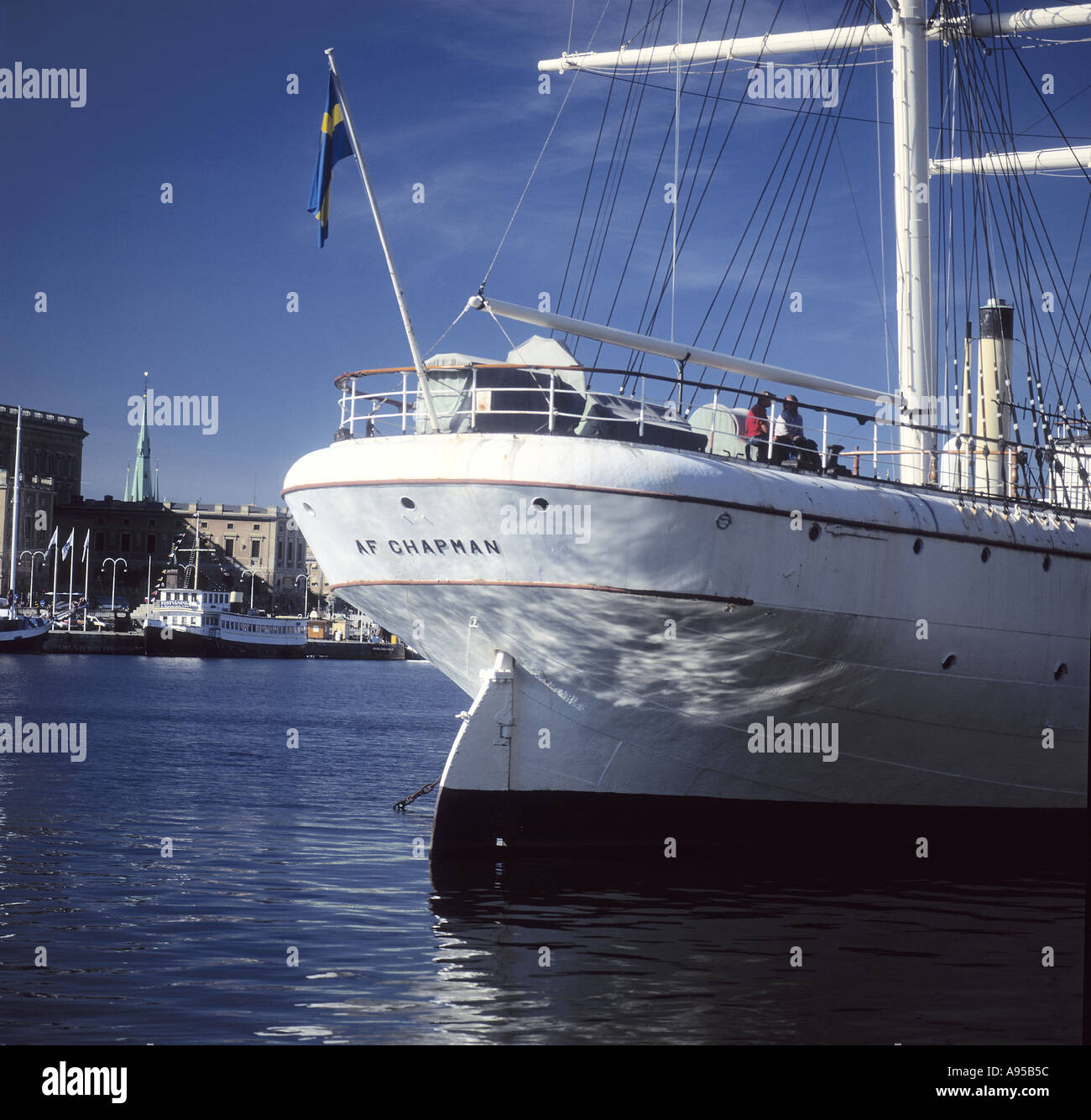 Stern of Af Chapman youth hostel in Stockholm Sweden Stock Photo - Alamy