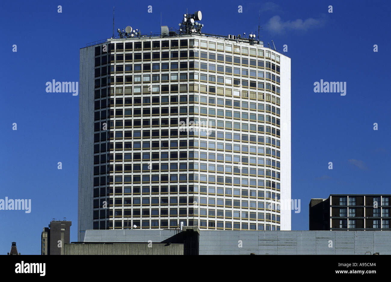 The Alpha Tower, Birmingham city centre, West Midlands, England, UK ...