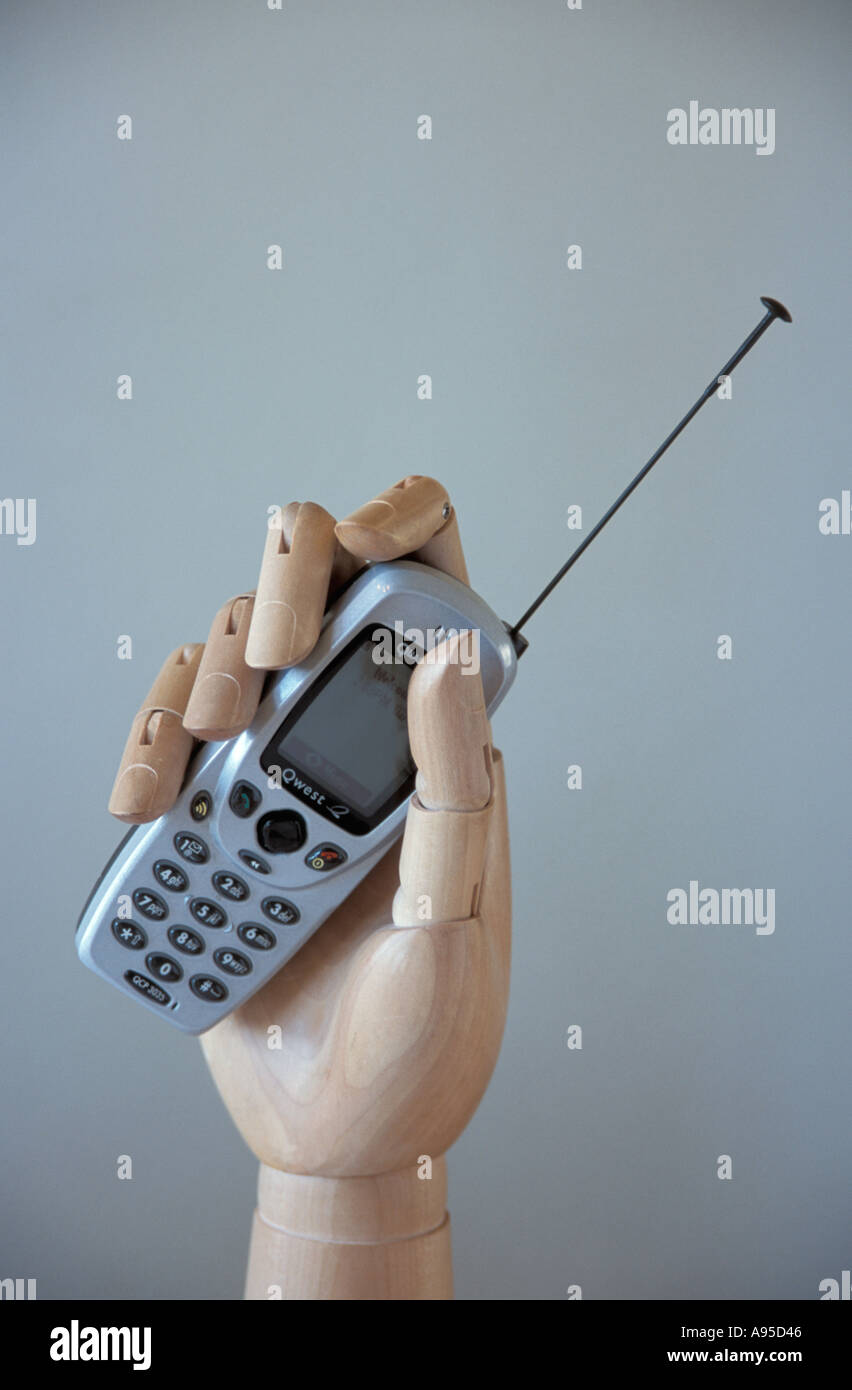 Cell phone in hand Stock Photo - Alamy