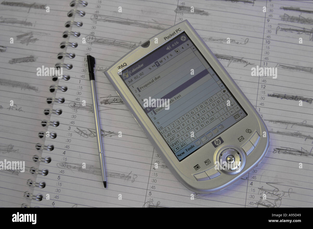 Personal digital assistant calendar hi-res stock photography and images ...