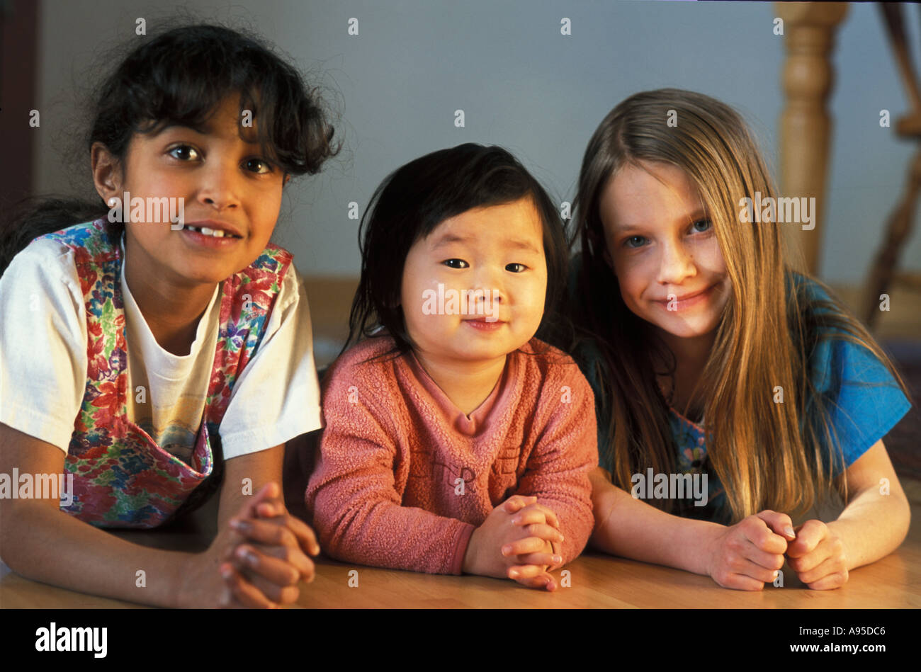 Friends of different races Stock Photo - Alamy