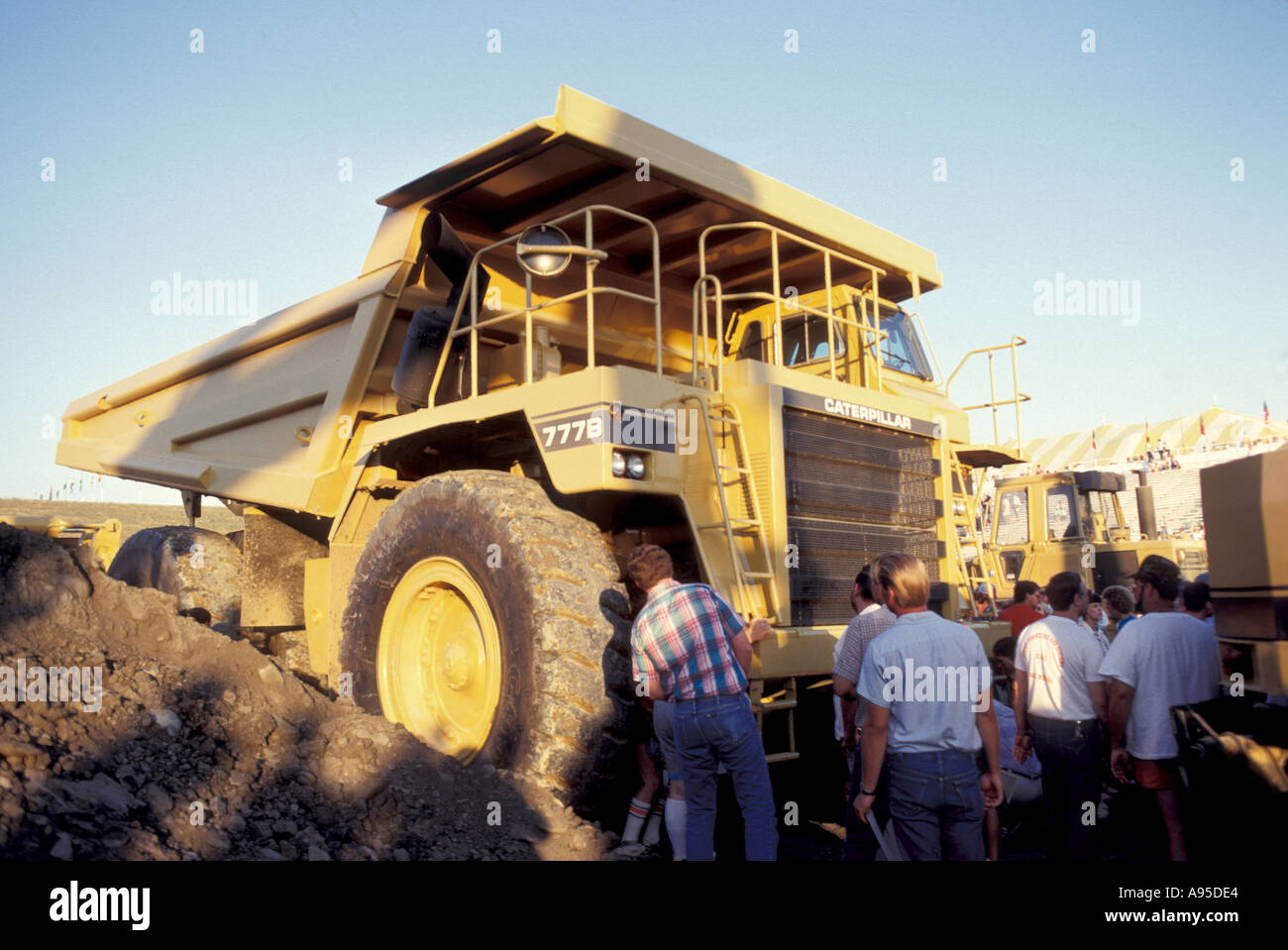 Caterpillar off road truck Stock Photo - Alamy