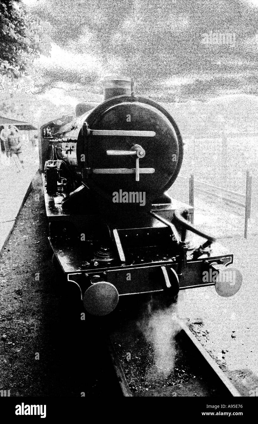 Monochrome steam train hi-res stock photography and images - Alamy