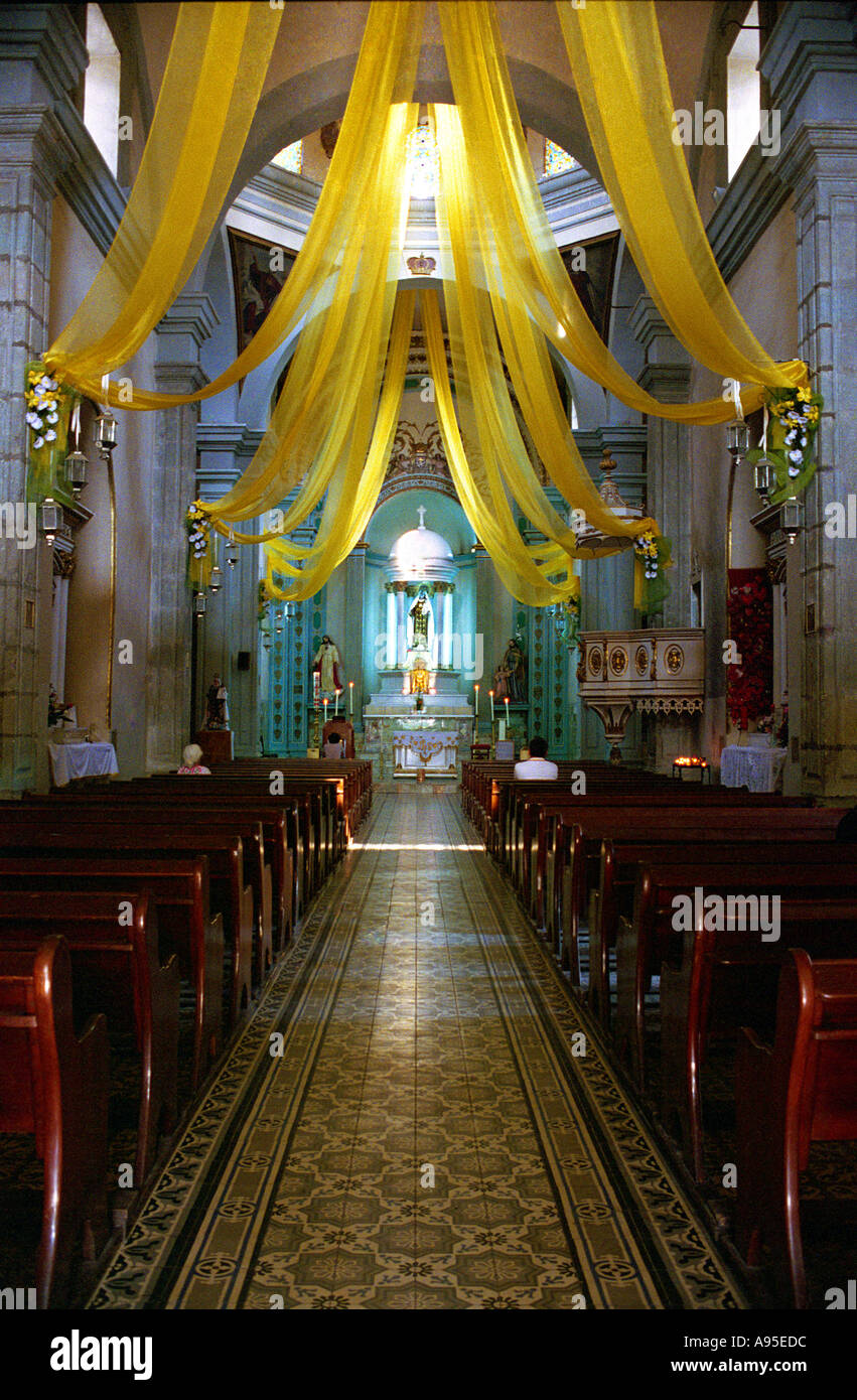 Catholic Church Oaxaca Mexico Stock Photo - Alamy