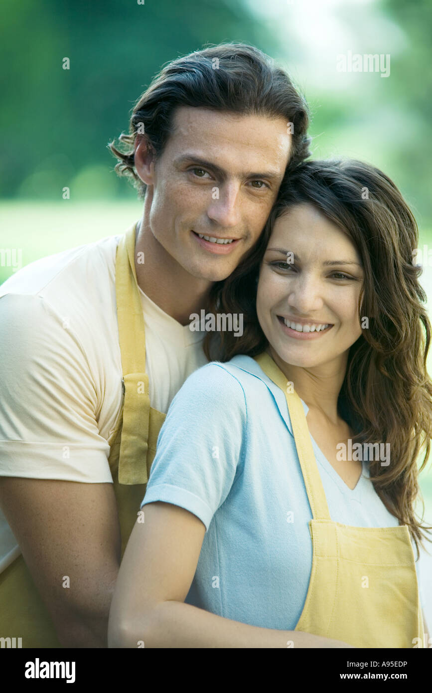 Women wear aprons hi-res stock photography and images - Alamy