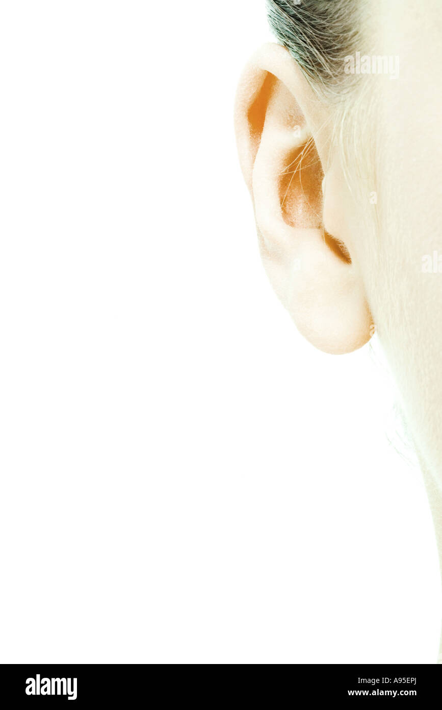 Ear close hi-res stock photography and images - Alamy