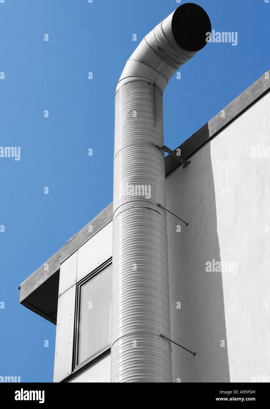 Air duct on top building hi-res stock photography and images - Alamy