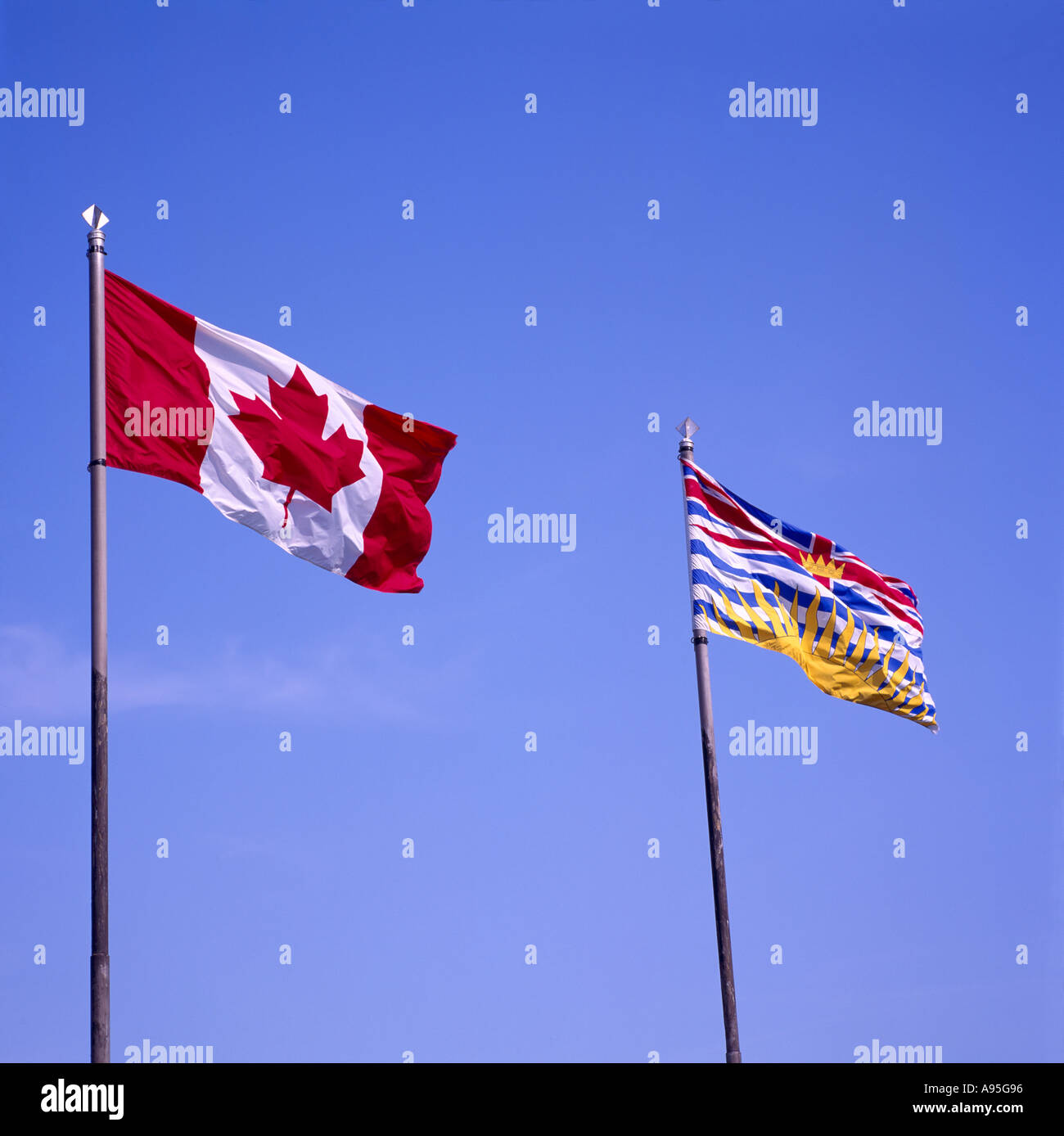 Provincial flag british columbia hi-res stock photography and images ...