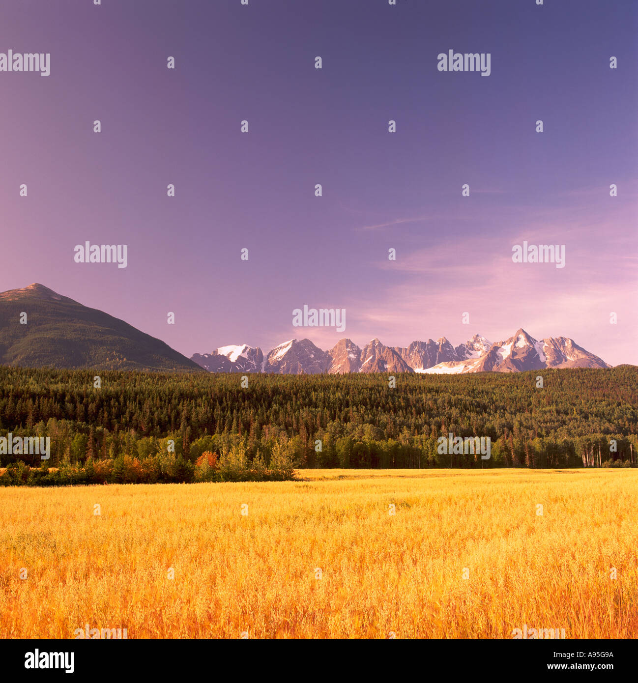 The seven sisters mountains kitwanga hi-res stock photography and ...