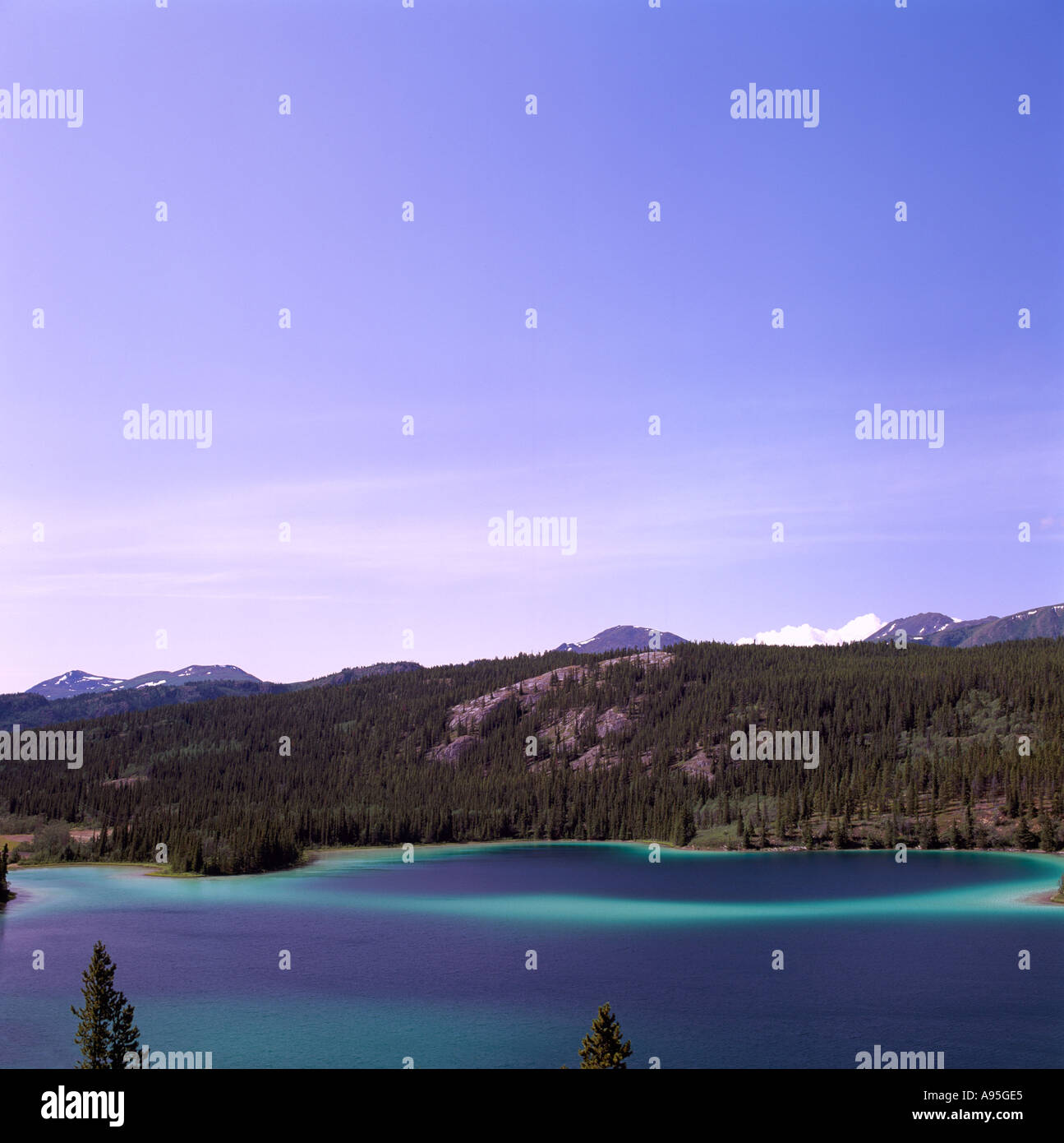 Emerald Lake, Yukon Territory, Canada - Scenic Landscape near Carcross ...