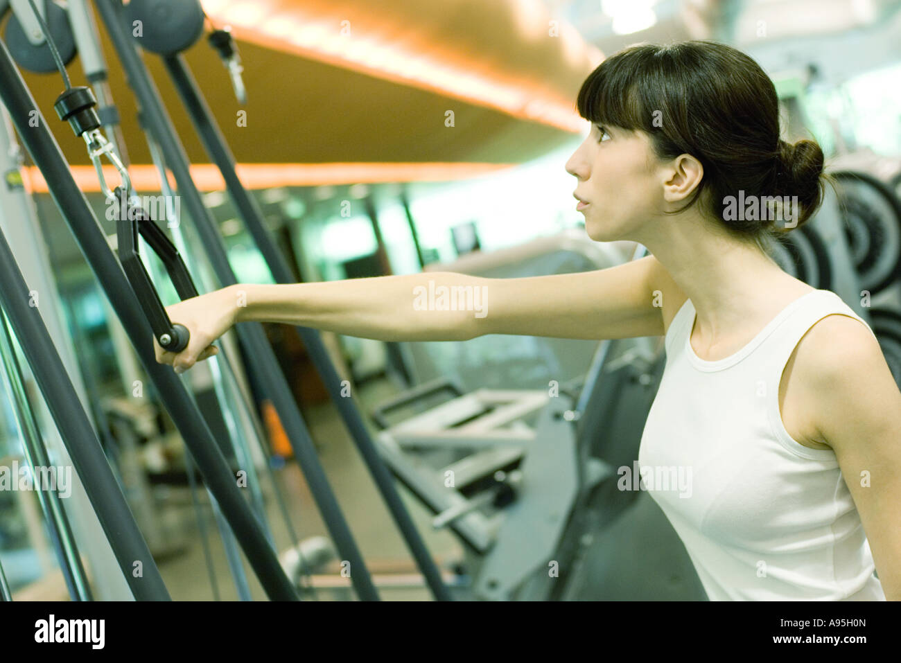 Pull ups exercise close up hi-res stock photography and images - Alamy