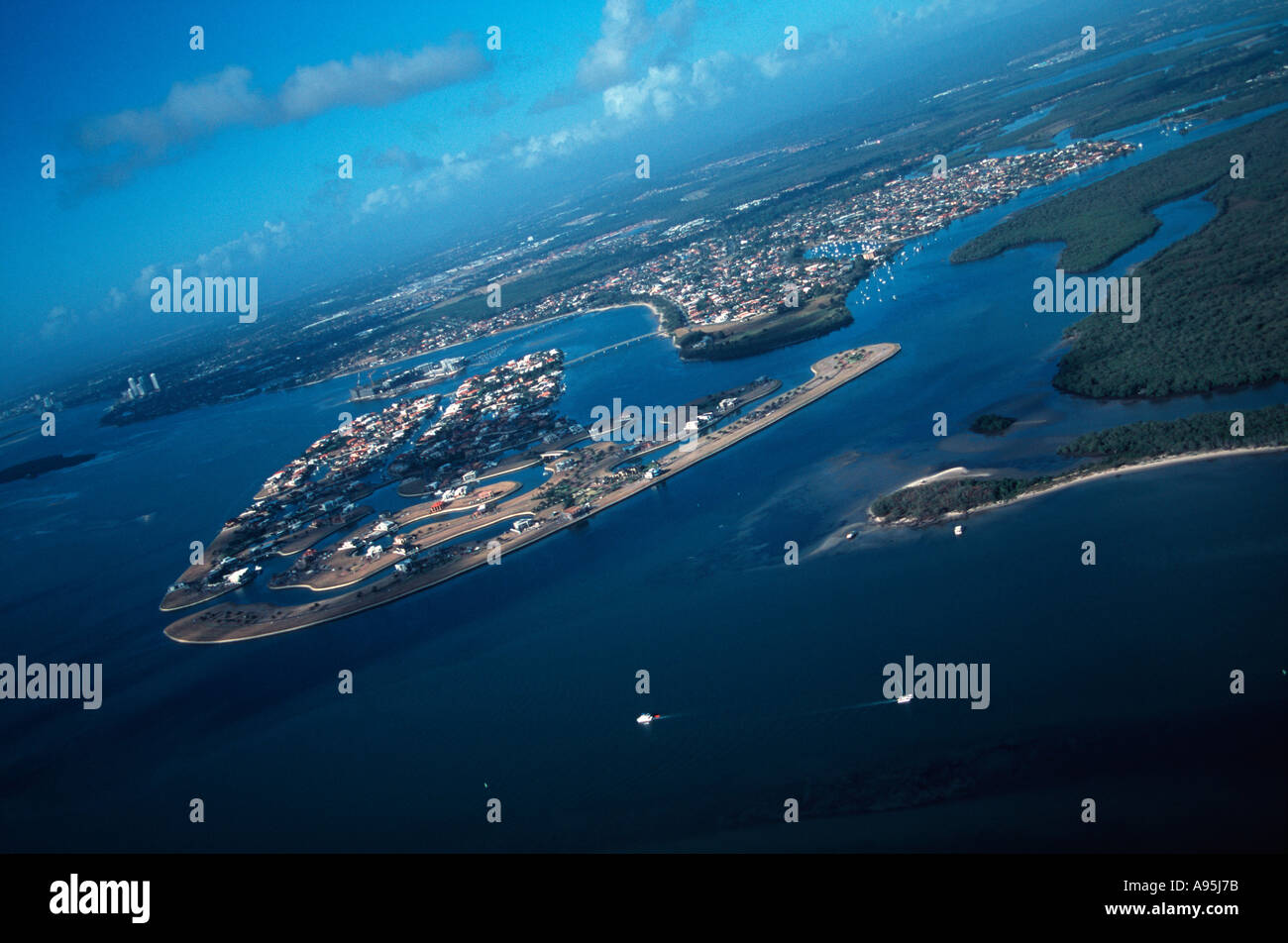 Sovereign island gold coast australia hi-res stock photography and ...