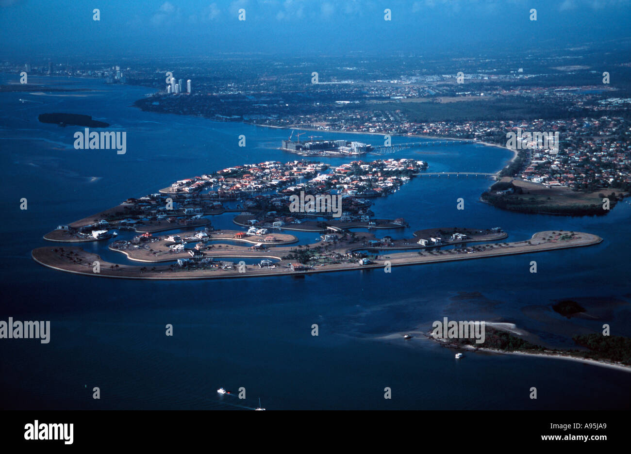 Sovereign island gold coast australia hi-res stock photography and ...