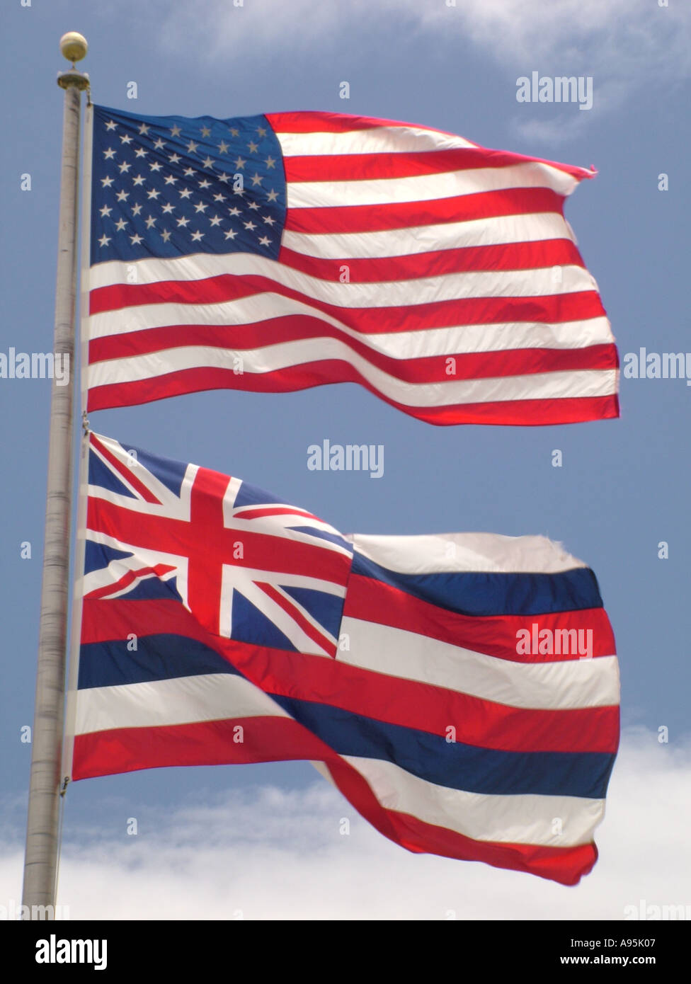 Hawaii flag hi-res stock photography and images - Alamy