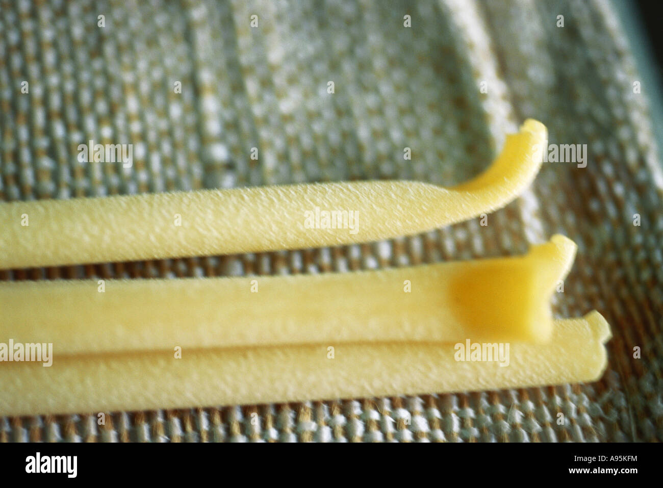 Bucatini noodles, close-up Stock Photo - Alamy