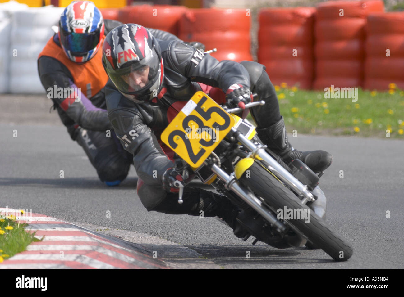 Motorcycle racing at Three Sister Racing Circuit Ashton in Makerfield ...