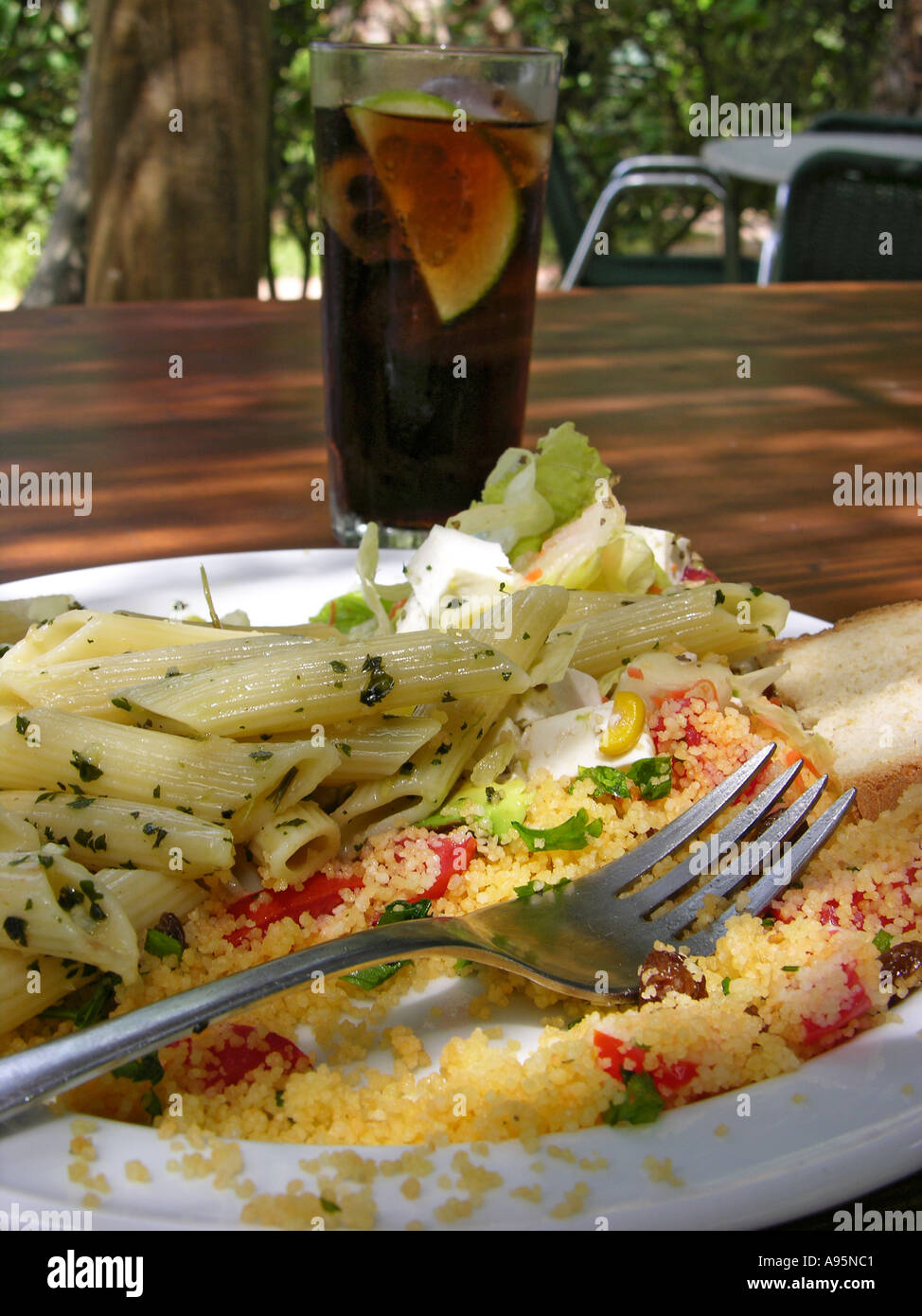Pasta, Couscous and Cola Stock Photo - Alamy