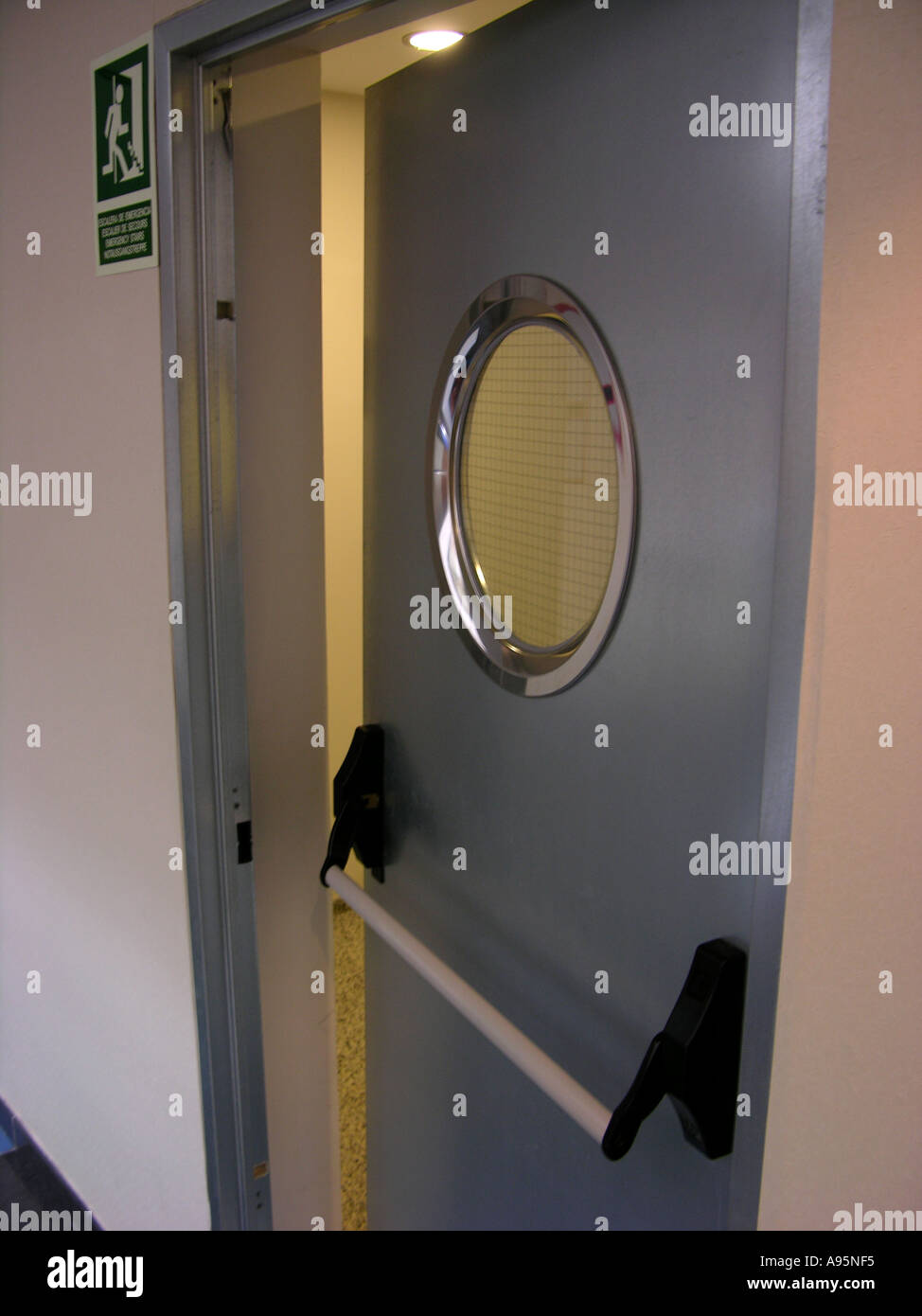 A door slightly ajar Stock Photo - Alamy