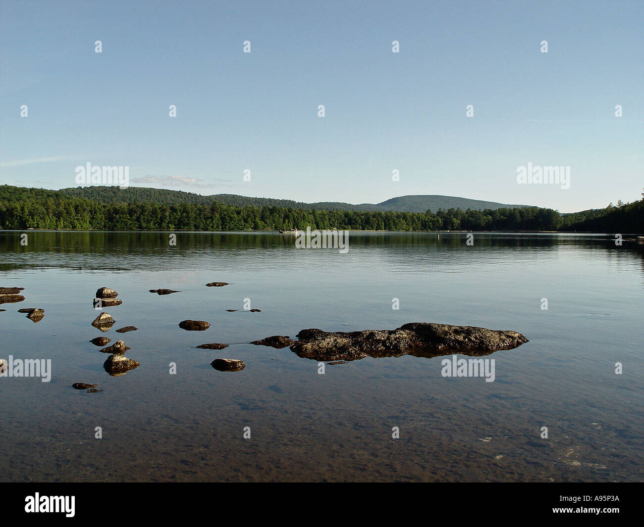 lake view in Adirondack State Park New York Stock Photo - Alamy