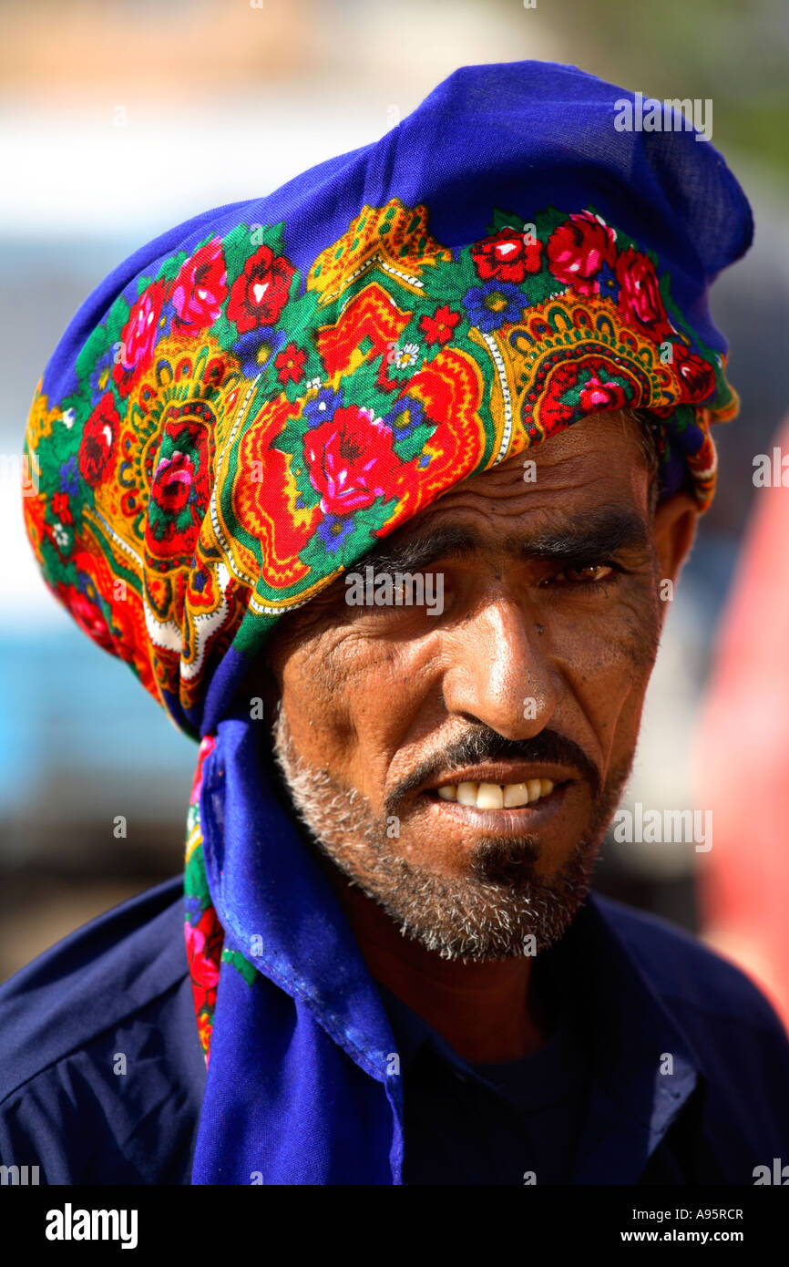 Bharwad Tribe Indian male at bus-stand, Bhuj, Gujarat, India Stock ...