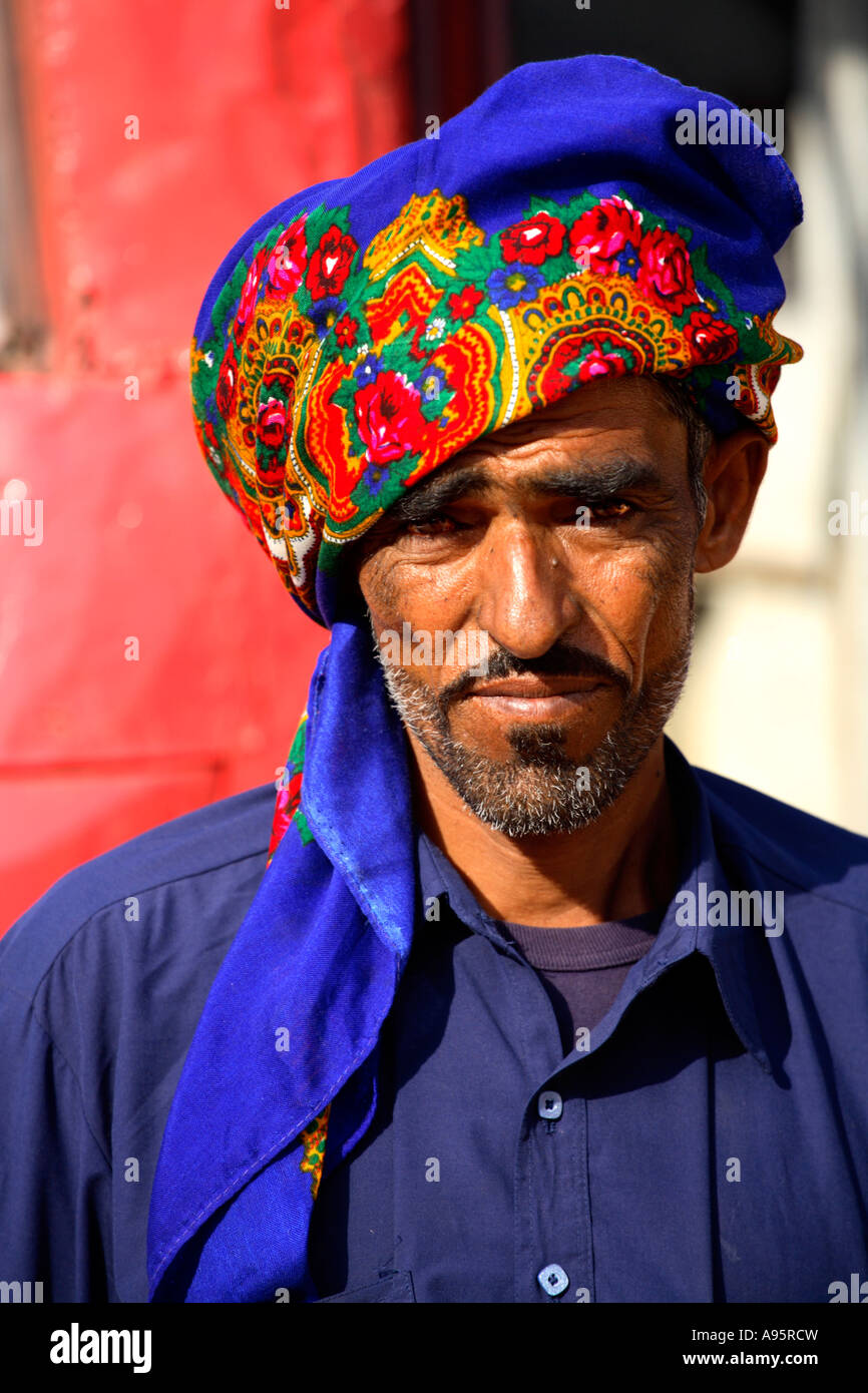 Bharwad Tribe Indian male at bus-stand, Bhuj, Gujarat, India Stock ...