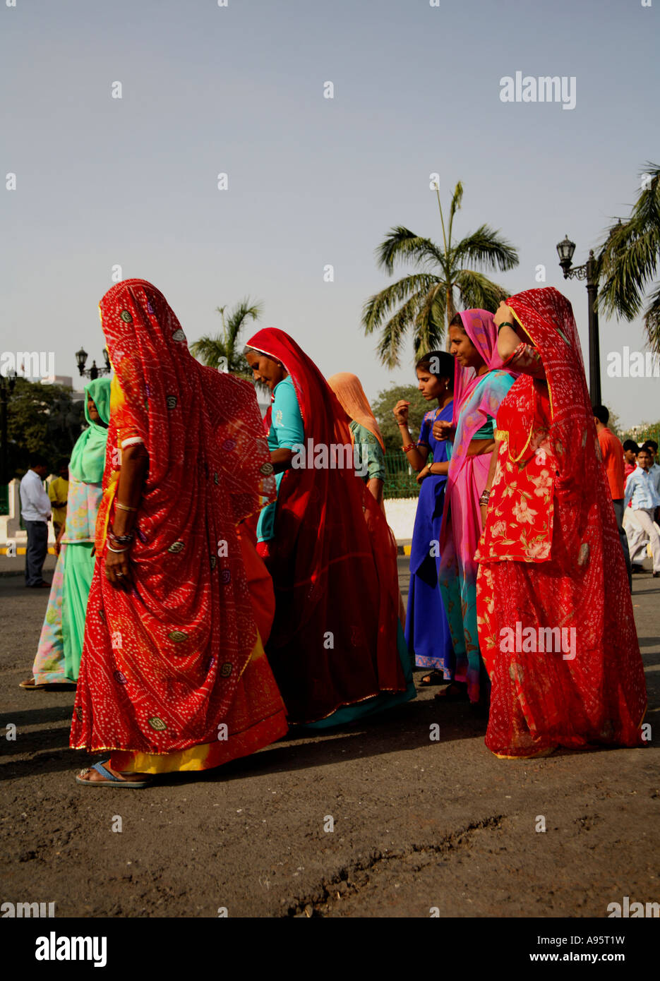 Group of Indian women posing for photograph at Gateway of India, Mumbai ...